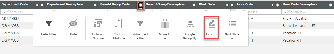 Accrual History Report
