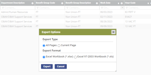 Accrual History Report