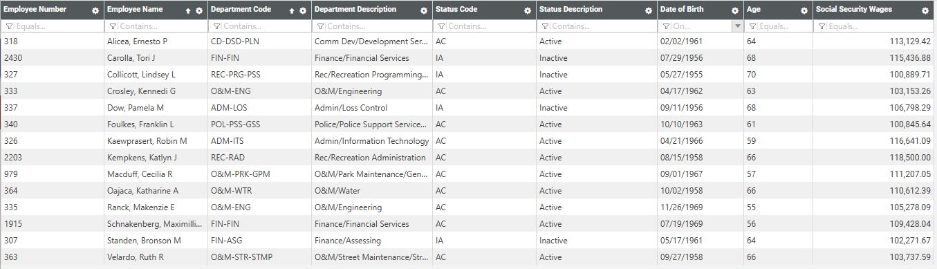 Employee Catch-Up Verification Export Report
