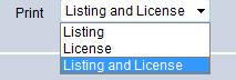 Using Print Licenses for Batch Printing
